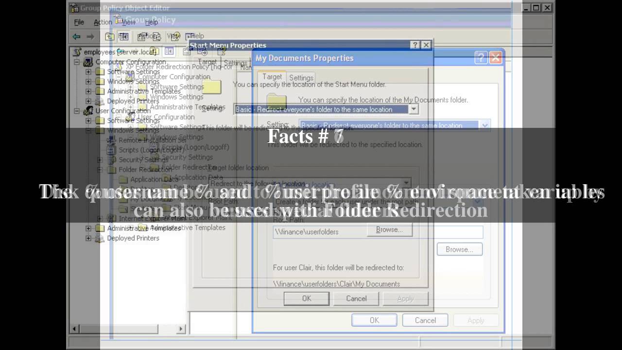 Folder redirection Top # 12 Facts - YouTube
