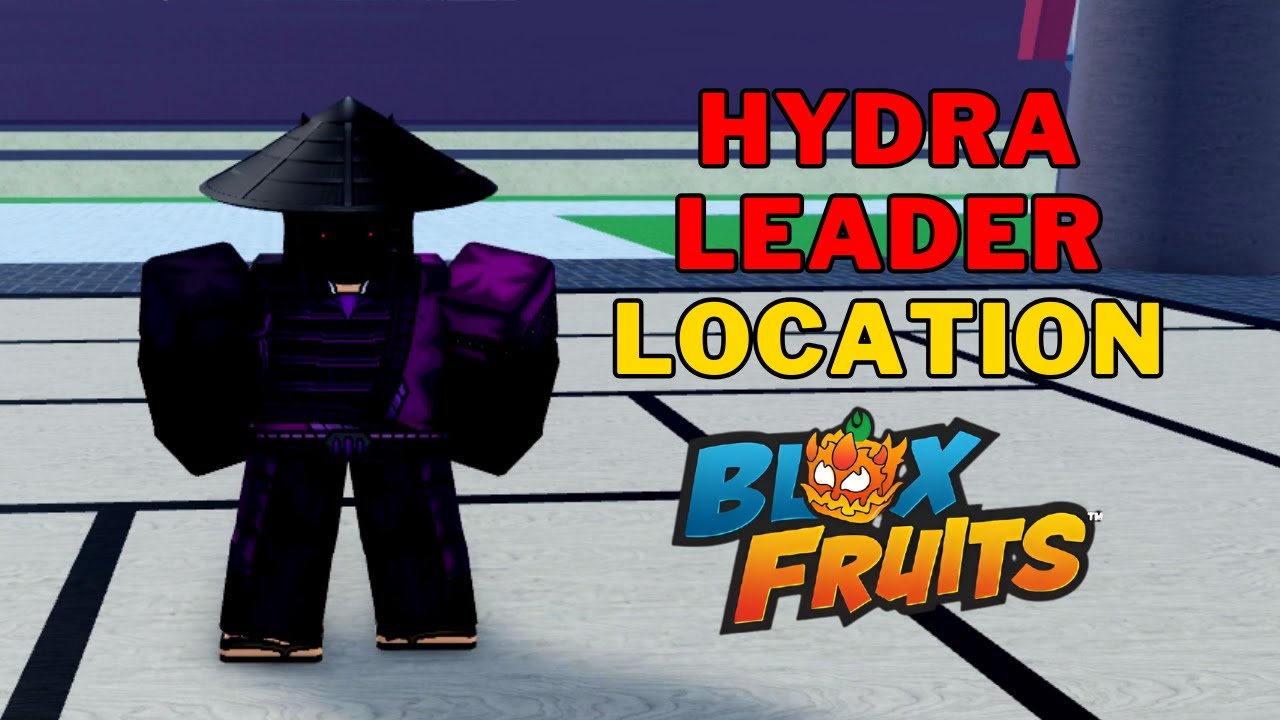 Where is The Hydra Leader in Blox Fruits | Hydra Leader Location ...