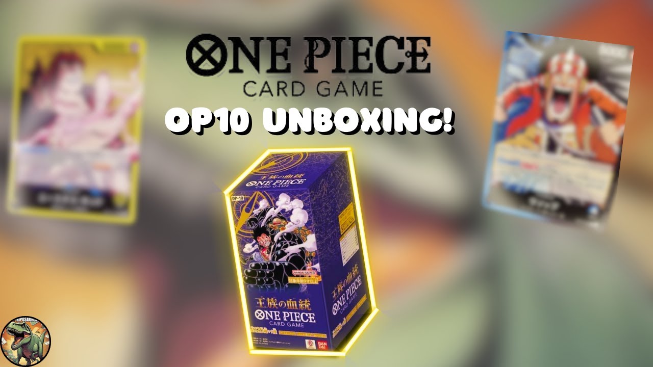 OP10 BOOSTER BOX OPENING! #onepiecetcg #cards #op10 - YouTube