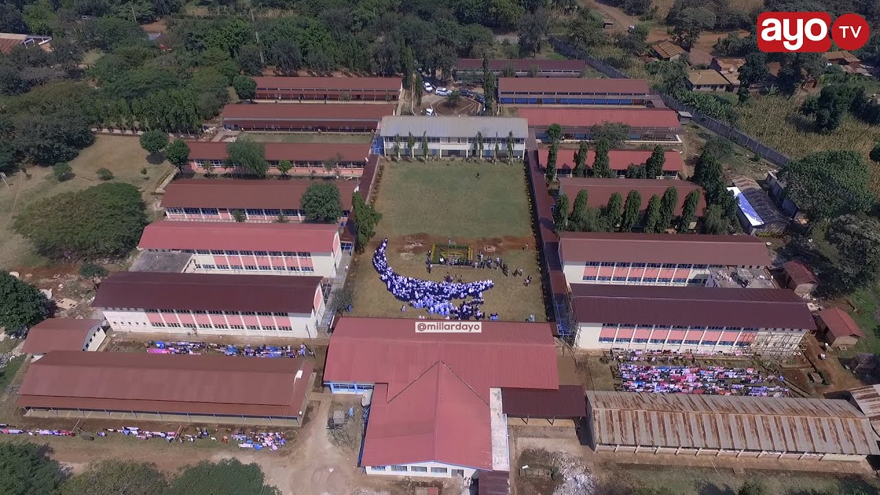 DRONE VIDEO: TAZAMA MUONEKANO WA SHULE YA SEKONDARI WERUWERU MOSHI ...