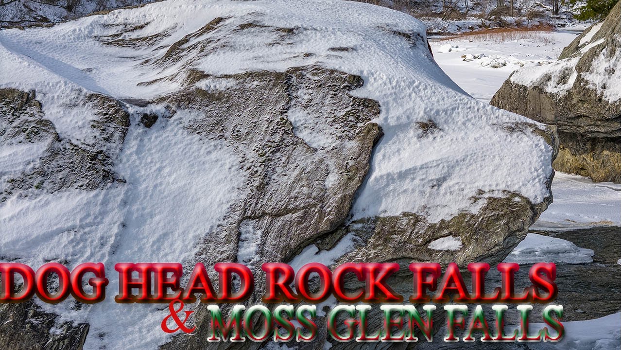 Ice cold flight by Dog head Rock Falls and Moss Glen Falls - YouTube