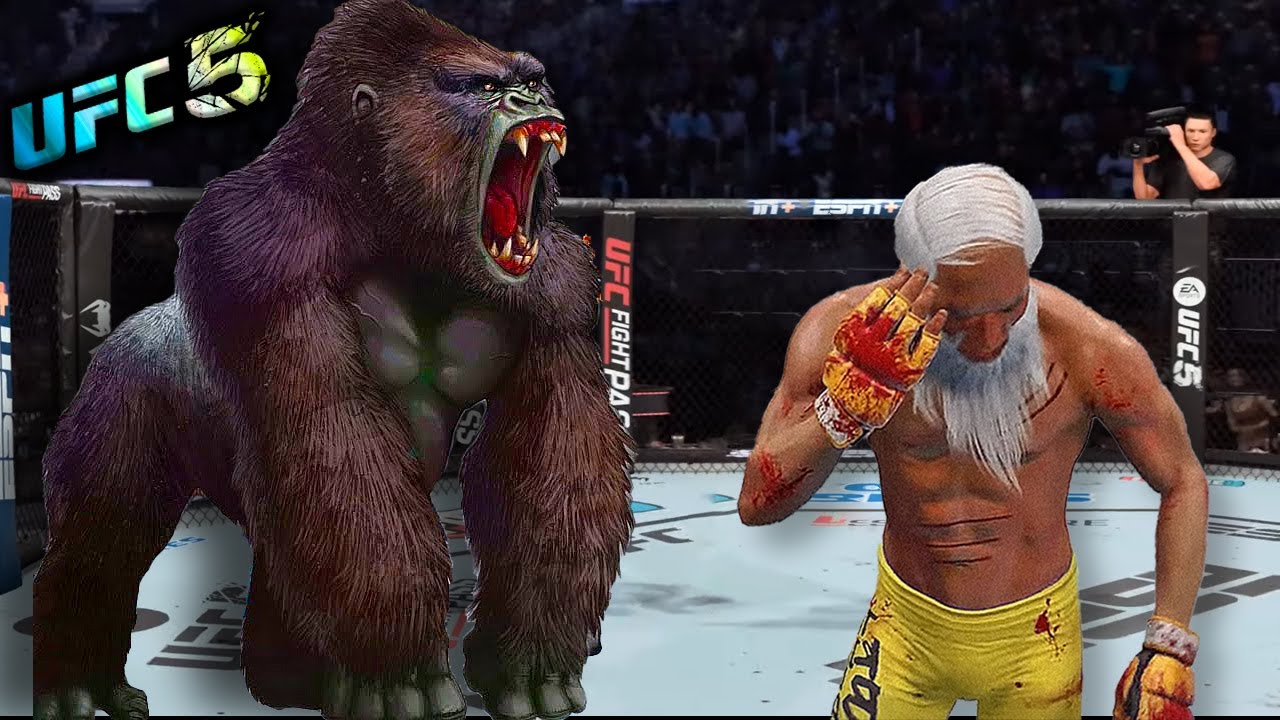 Old Bruce Lee vs. Big Monkey (EA sports UFC 5) - YouTube
