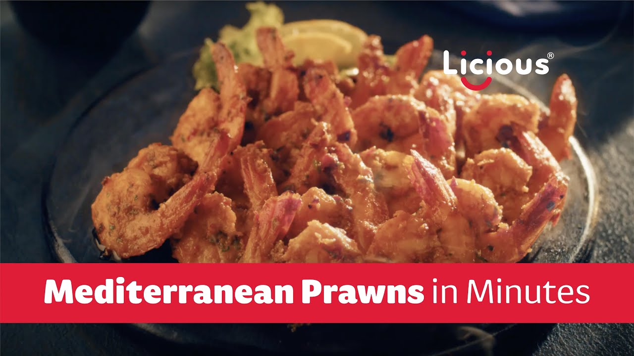 Buttery, Spicy & Deliciously Succulent Mediterranean Prawns! - YouTube