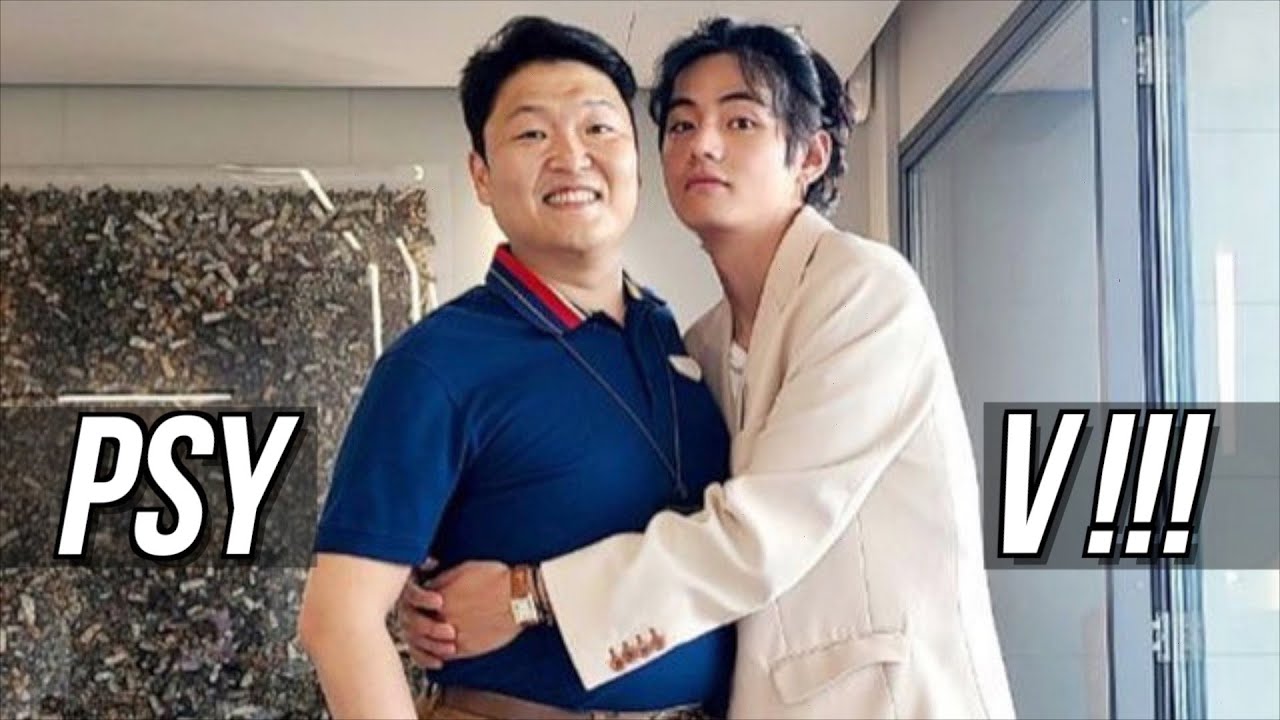 BTS’ V & PSY Hang Out Together! [Possible Collab?] - YouTube
