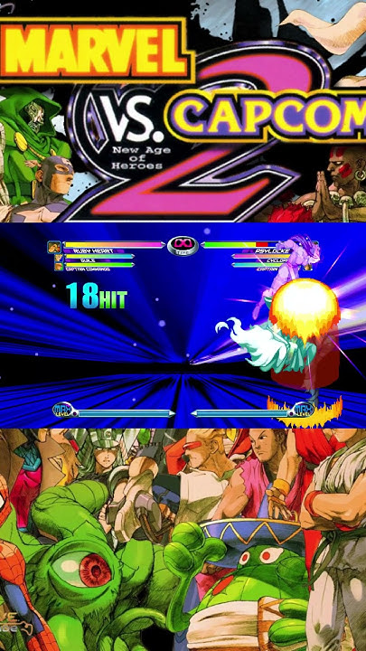 Guile, Captain Commando, Ruby Heart Combos MVC2 #gaming #fightinggames #fgc #mvc2 #capcom # ...