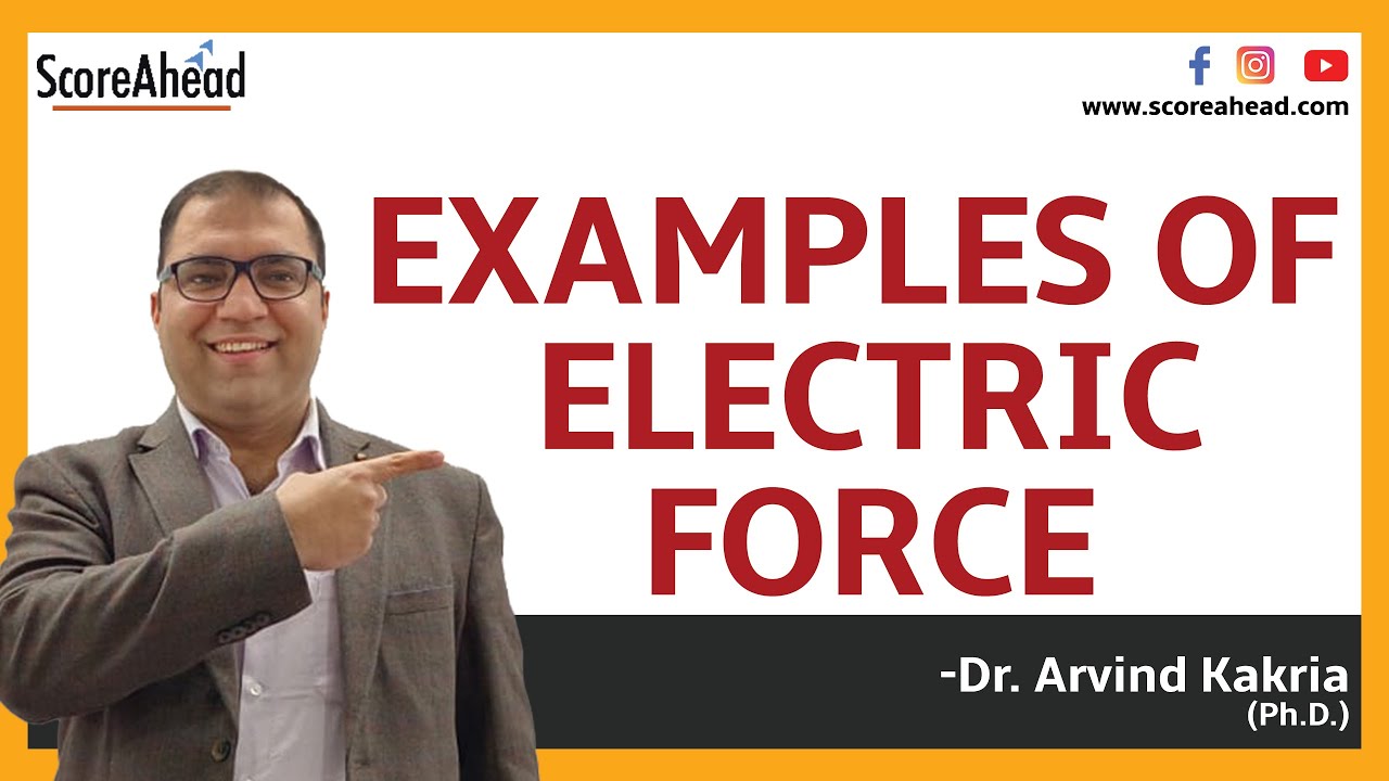 Electric force Example - YouTube