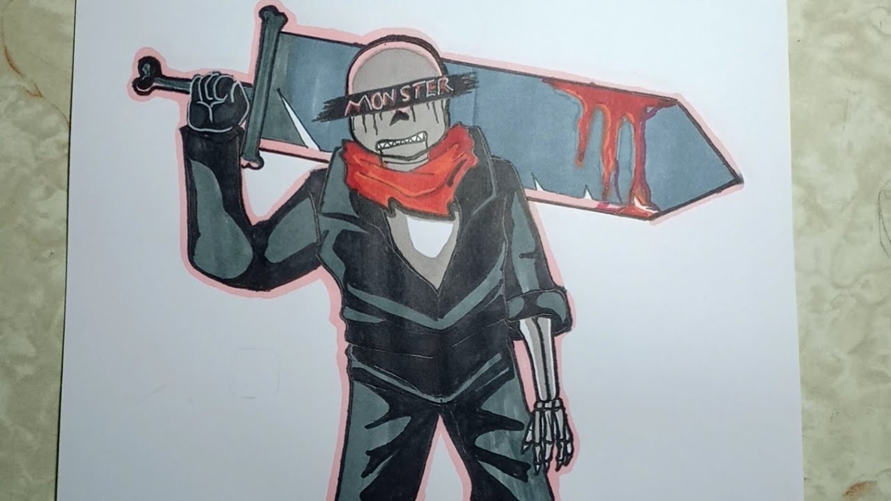 How To Draw Homicide Sans New Design The Villain Sans Squad of YAMATA ...