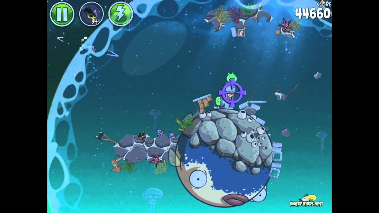 Angry Birds Space Pig Dipper 6-19 Walkthrough 3-Star - YouTube