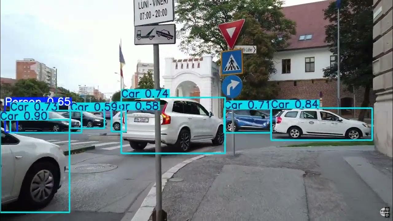 Timisoara City - Persons and Cars Object Detection using YOLOv9t - YouTube