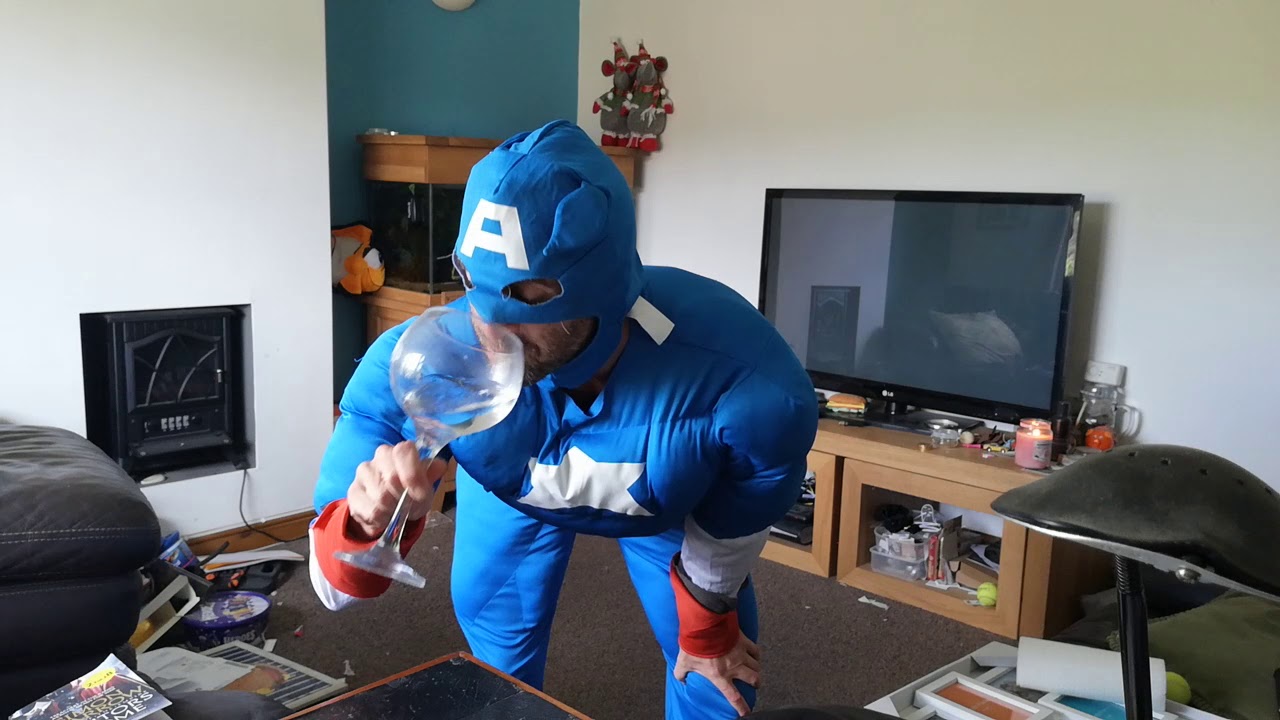 Part 1 - the story begins -Captain america with some lock down fitness ...