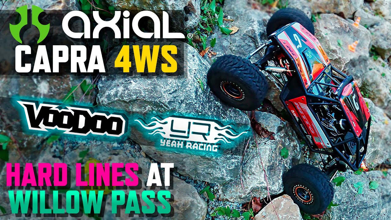 Axial Capra 4WS, Ottsix Voodoo Tires, Desert Lizard Shocks - Hard Lines ...
