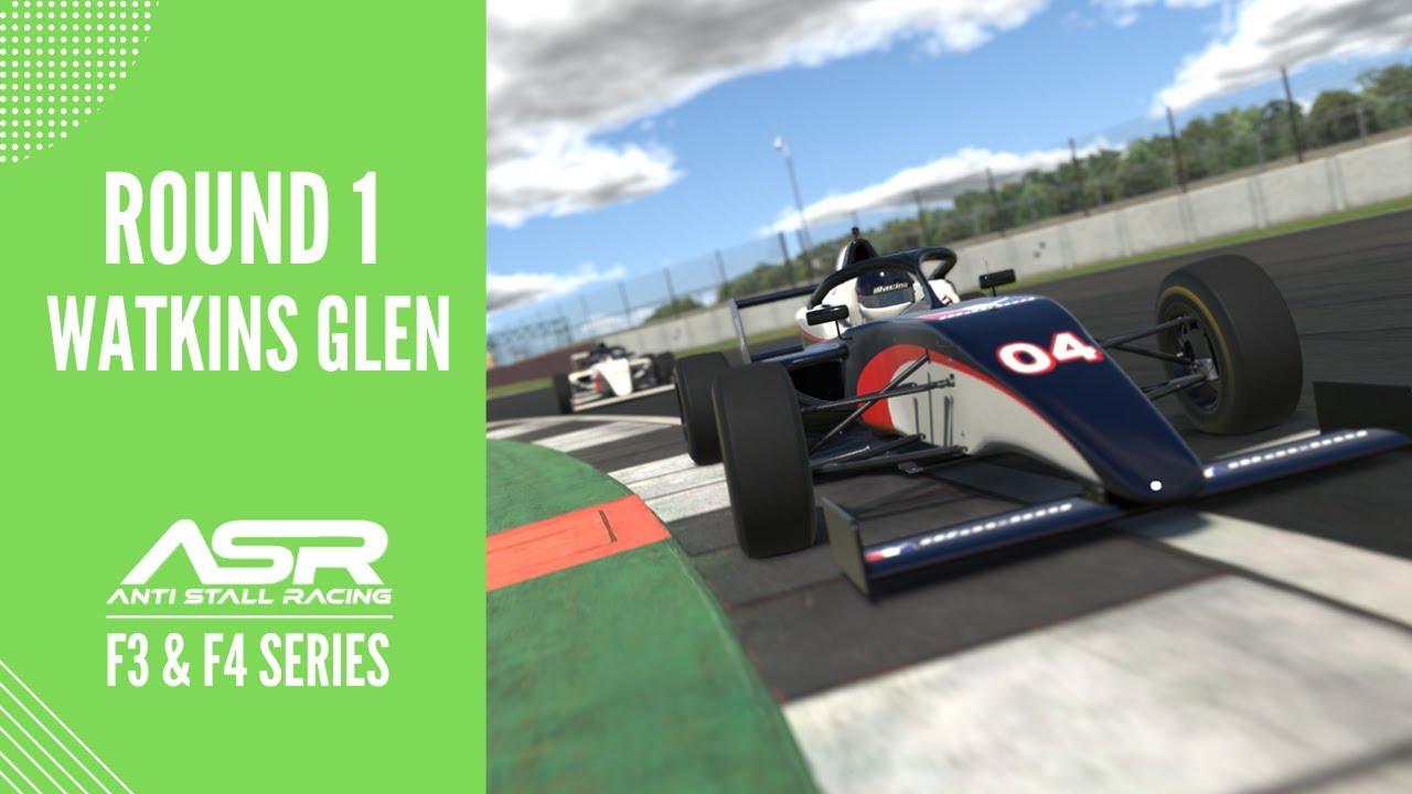 Anti Stall Racing ¦ F3 & F4 Series Race #1 ¦ Watkins Glen - YouTube