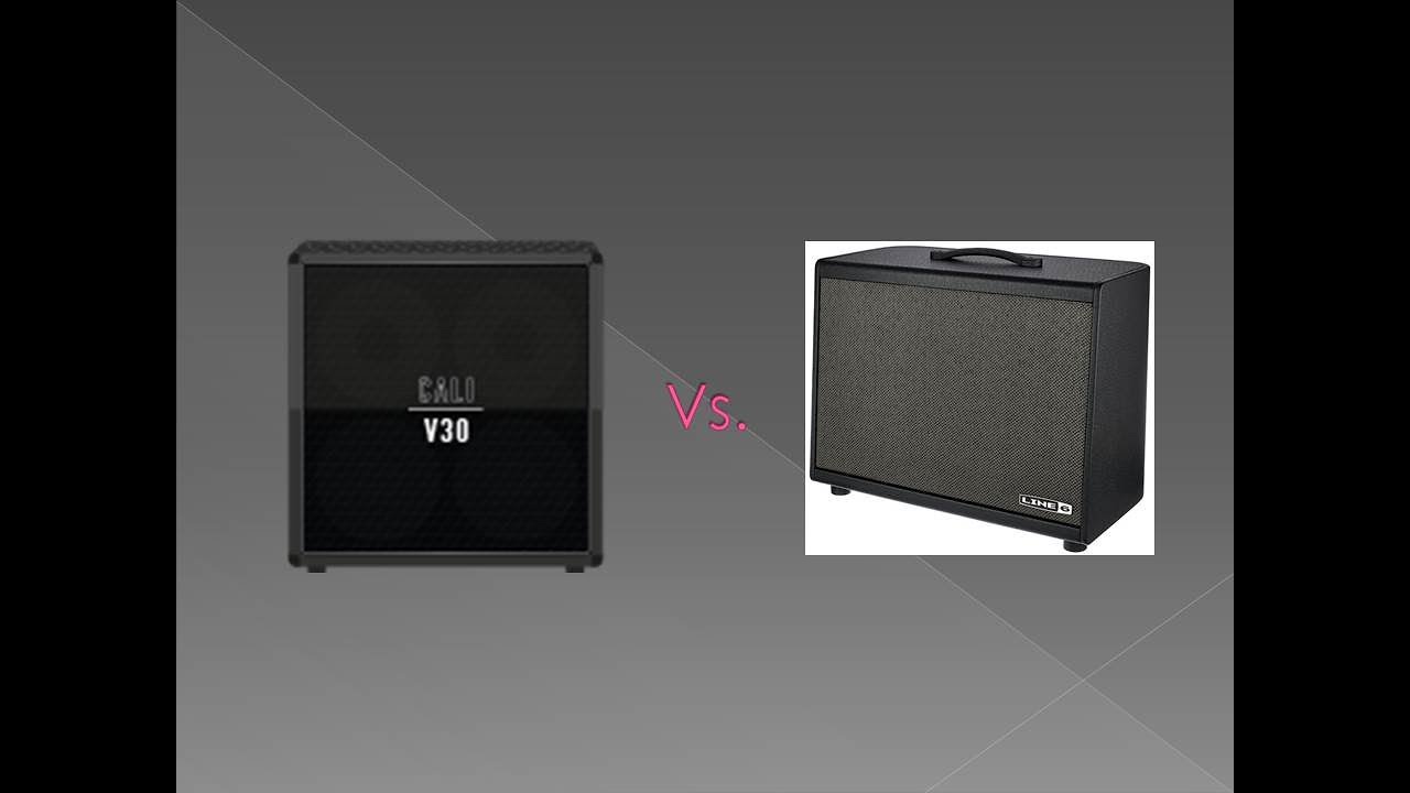 Line 6 Helix Stock Cab V30 Vs Powercab V30 (speaker mode) - YouTube