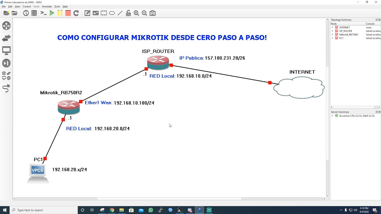 COMO CONFIGURAR MIKROTIK DESDE CERO PARA NAVEGAR POR INTERNET 🚀 - YouTube