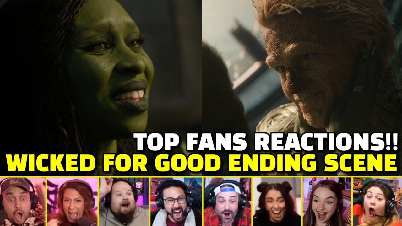 Top Reactions to "Wicked For Good Ending Scene" | Elphaba is Alive ...