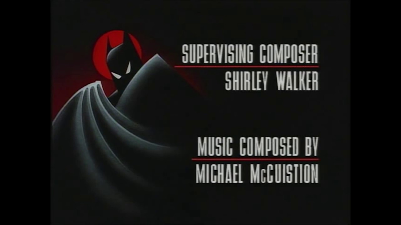 Batman Animated Serie Ending Title Theme + bonus "Rescored" - YouTube