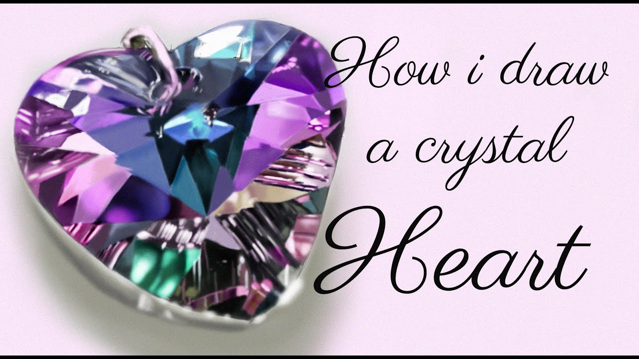 How i draw a Crystal Heart (Amazing 3D Illusion)!! by Davide Ruvolo ...