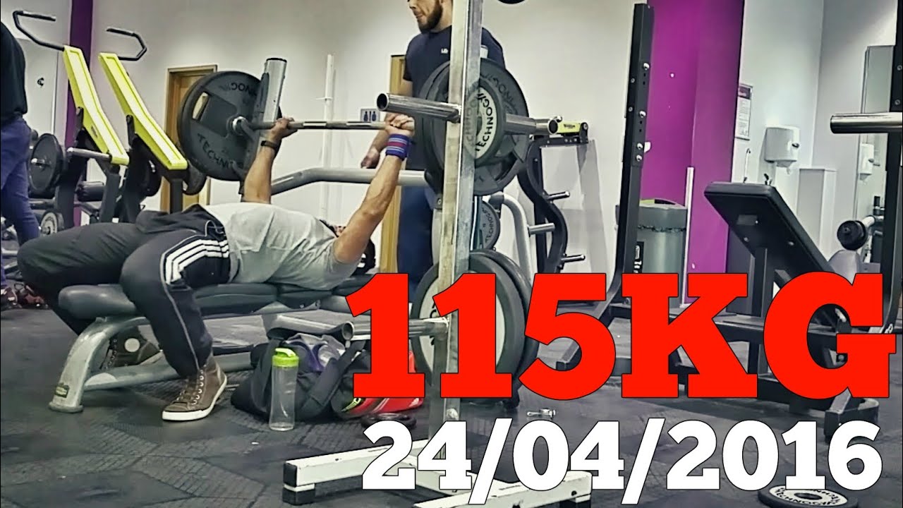 115KG Bench - 24/04/2016 - YouTube