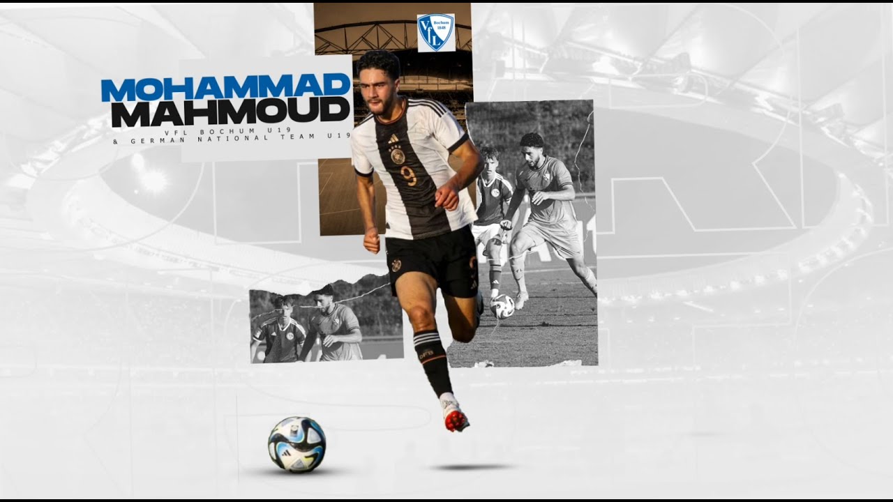 Mohammad Mahmoud Centre Forward VFL Bochum U19 Highlights - YouTube