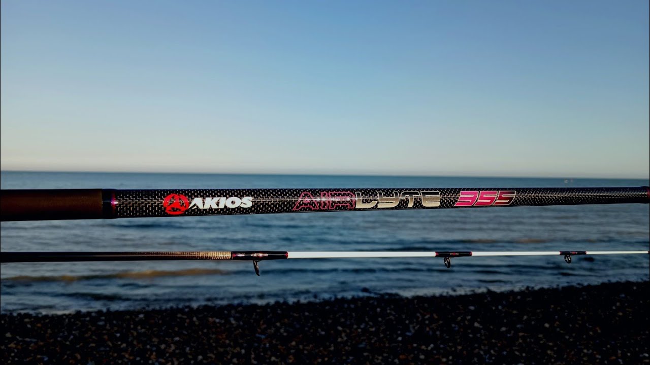 AKIOS AIRLYTE 355 FISHING ROD - FULL REVIEW - YouTube