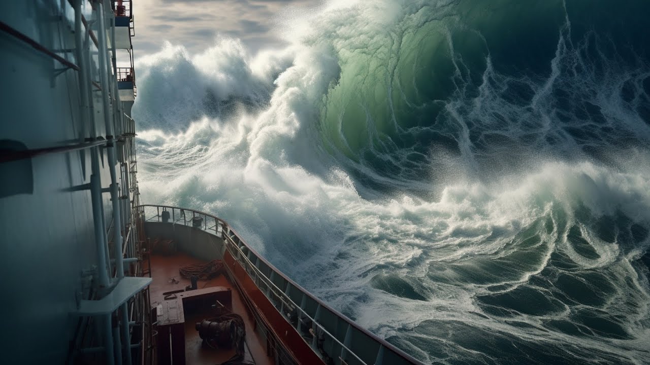 Unbelievable Rogue Waves Captured on Camera - YouTube