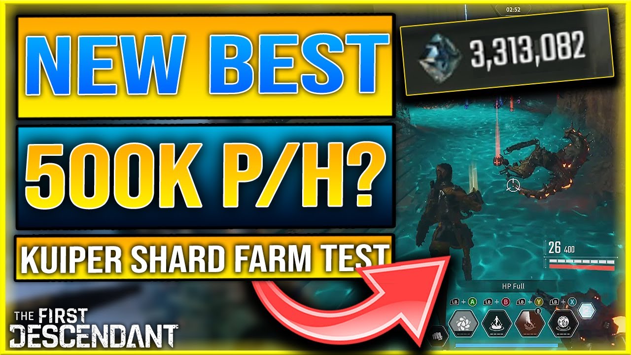 BEST NEW KUIPER SHARD FARM - 500k PER HOUR ??? - The First Descendant ...