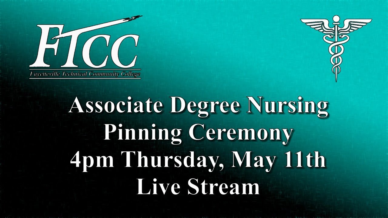 Association Degree Nursing Spring Pinning Ceremony LIVE STREAM - YouTube