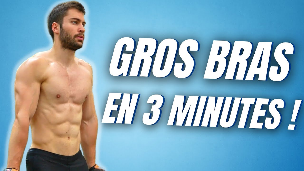 Comment SE MUSCLER LES BRAS RAPIDEMENT ? Séance complète de 3 minutes ...