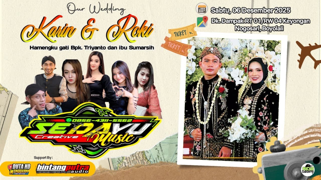 Live SEDAYU MUSIC/BINTANG PUTRA AUDIO/DUTA HD MONDOKAN Dampak Keyongan ...