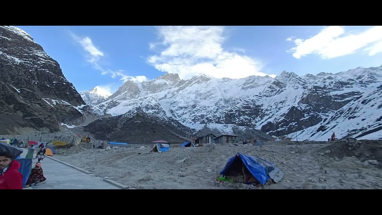 360 View of Kedar Valley and Temple 2023 - YouTube