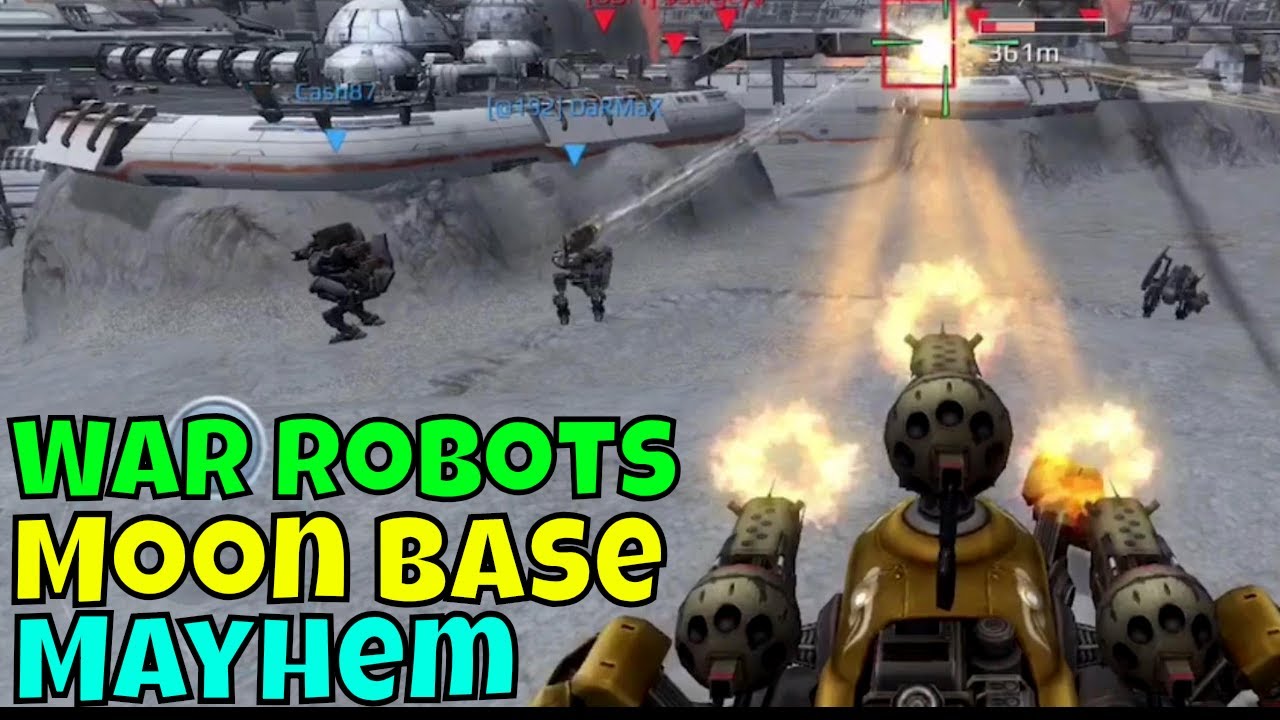 WAR ROBOTS | Gold League | Moon Base Mayhem - YouTube