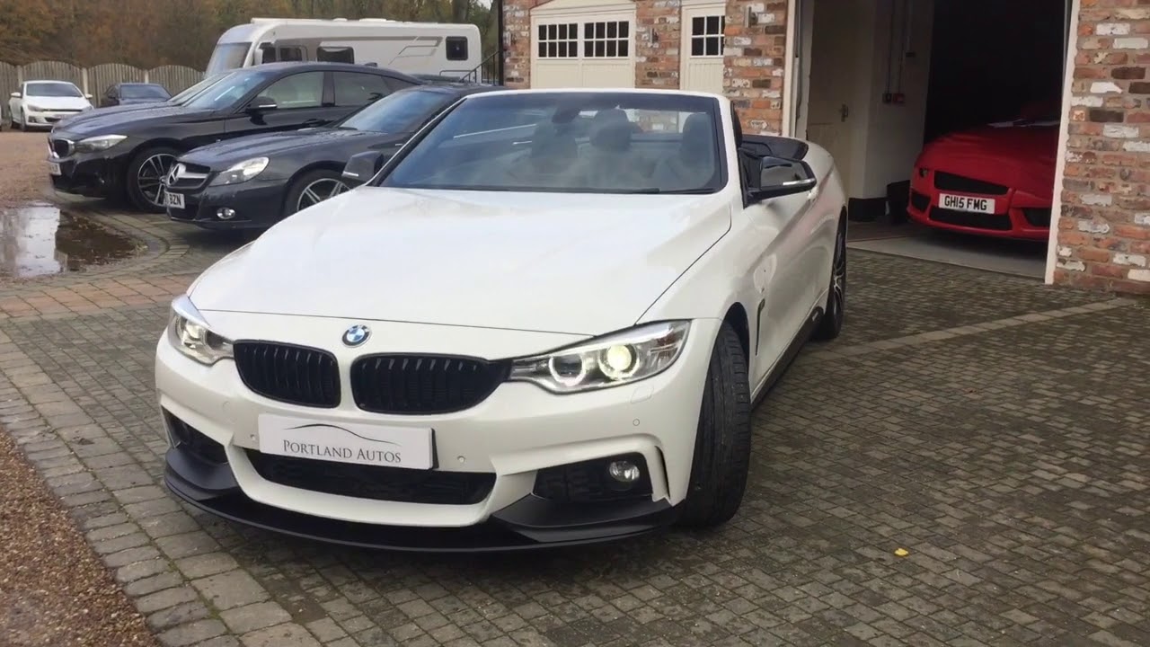 BMW 4 SERIES 435D XDRIVE CONVERTIBLE M SPORT FOR SALE IN WHITE M ...
