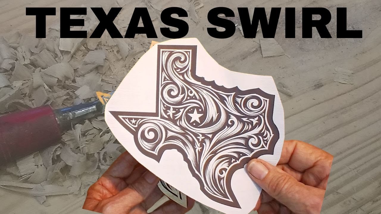 A Texas Theme AI Generated Scroll Saw Pattern - YouTube