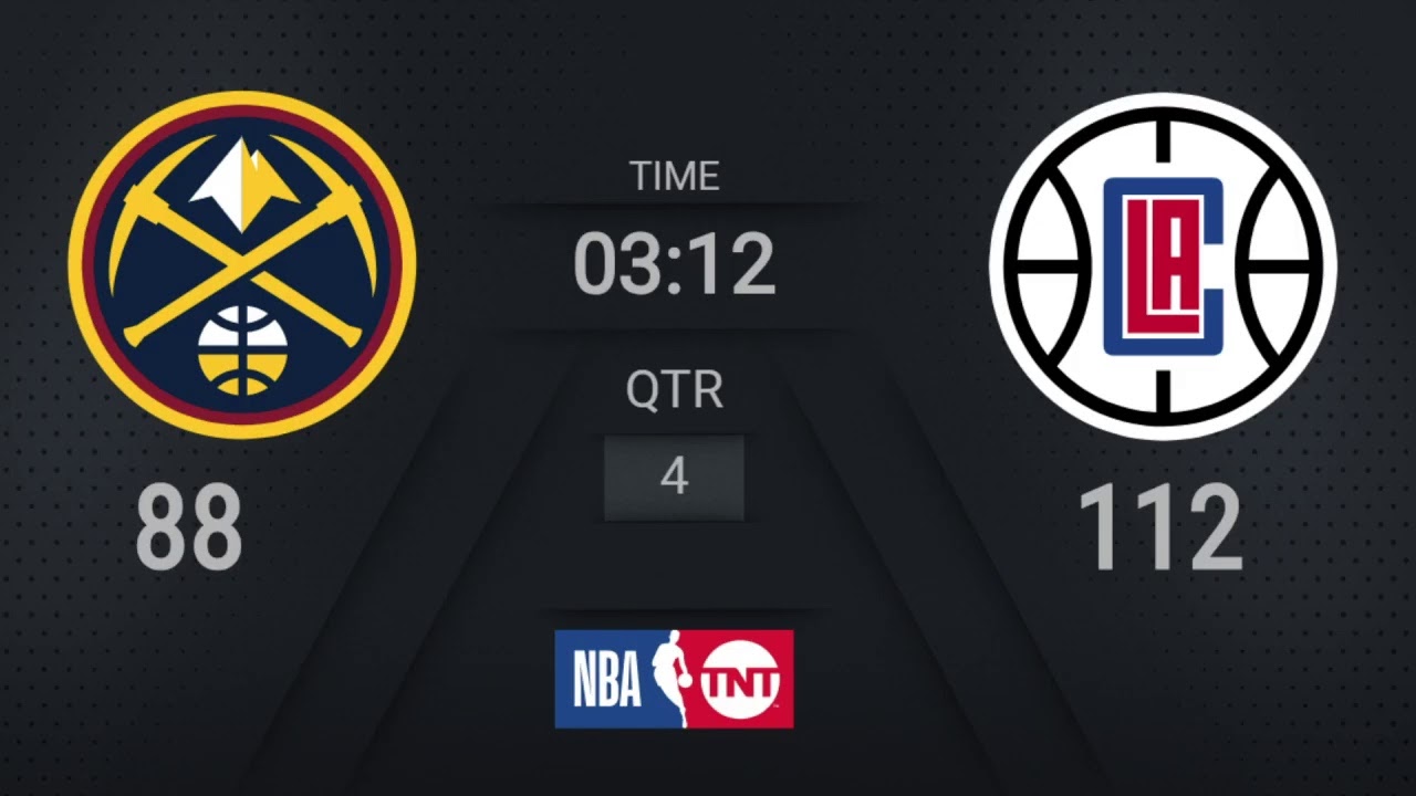 Nuggets @ Clippers | NBA on TNT Live Scoreboard | #WholeNewGame - YouTube