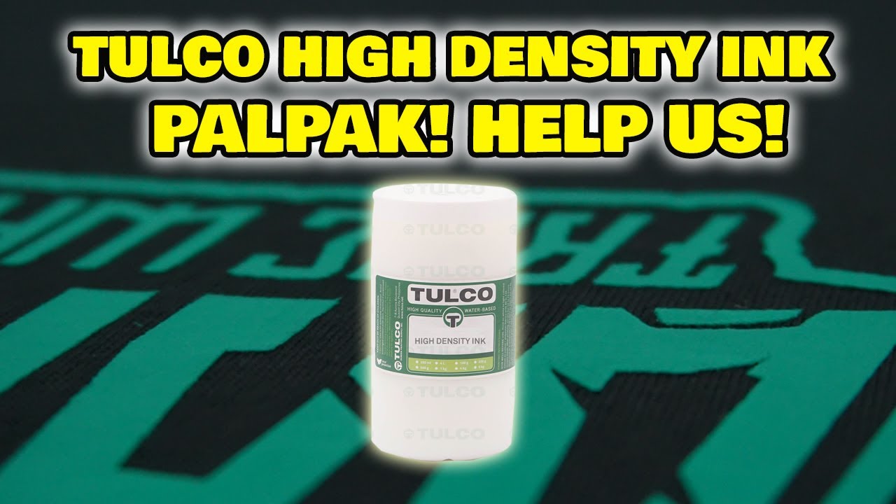 PALPAK!!! Tulco High Density Ink | First Time | Screen Printing ...