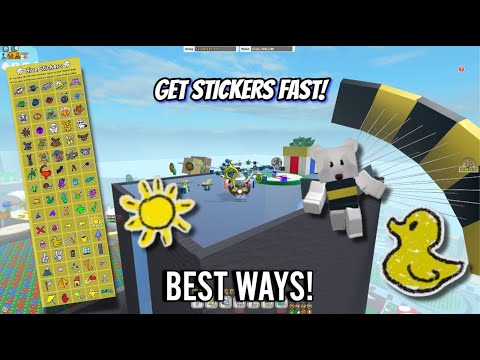 EASIEST WAYS TO GET STICKERS FOR NEW BEESMAS QUESTS (Bee swarm ...