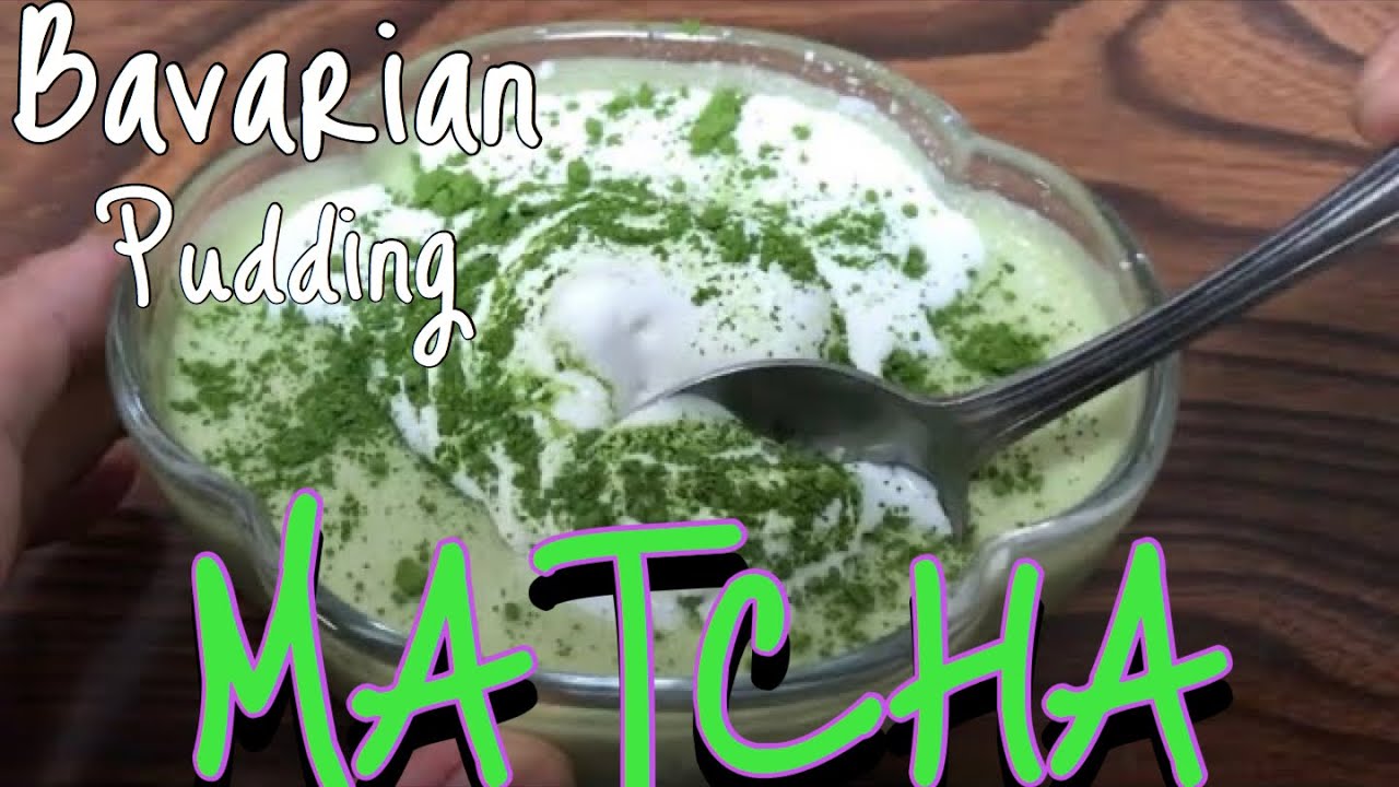 Matcha bavarian(bavarois) pudding. 抹茶ババロア - YouTube