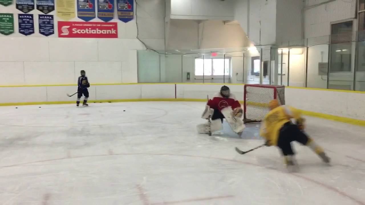 Massimo Rizzo & Jake Loverock - one timer drill - YouTube