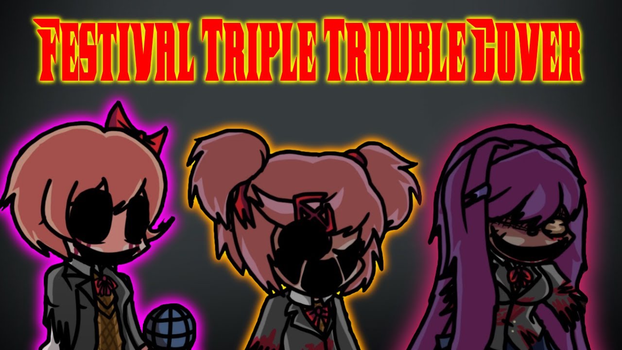 FNF Festival Triple Trouble Cover (FNF MOD) - YouTube