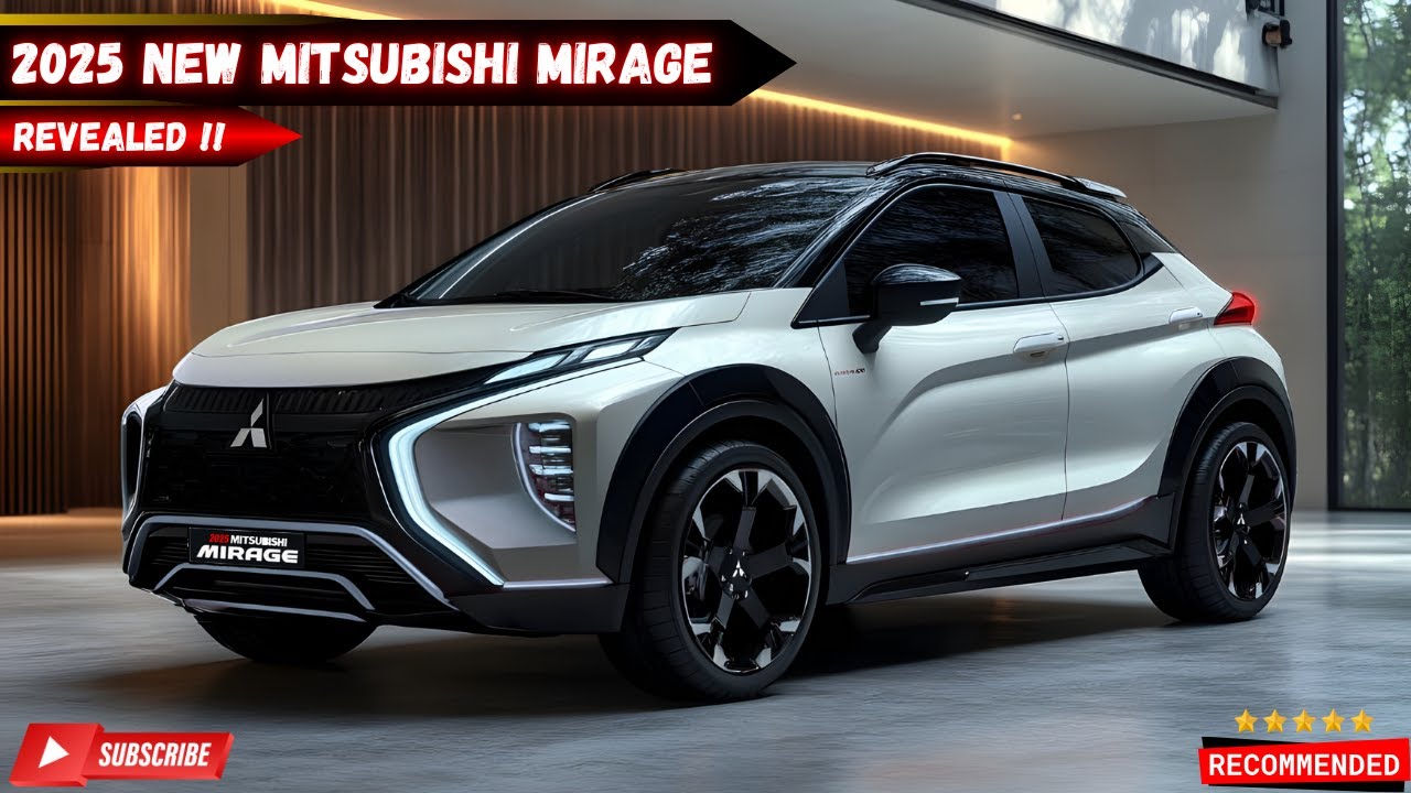 New 2025 Mitsubishi Mirage Revealed: A Sneak Peek into the Future of Compact Cars! - YouTube