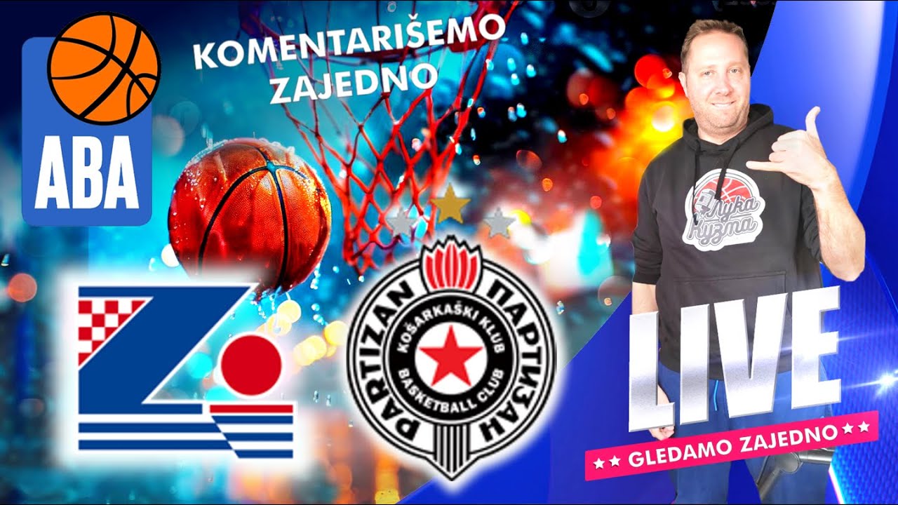 Zadar - Partizan | ABA liga Live 2024/25 - YouTube