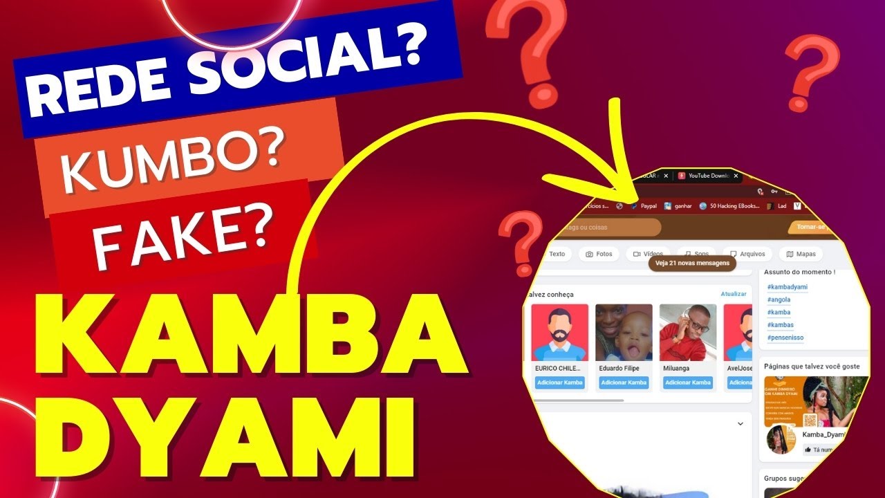 Rede Social Kamba Dyami 📌 - YouTube