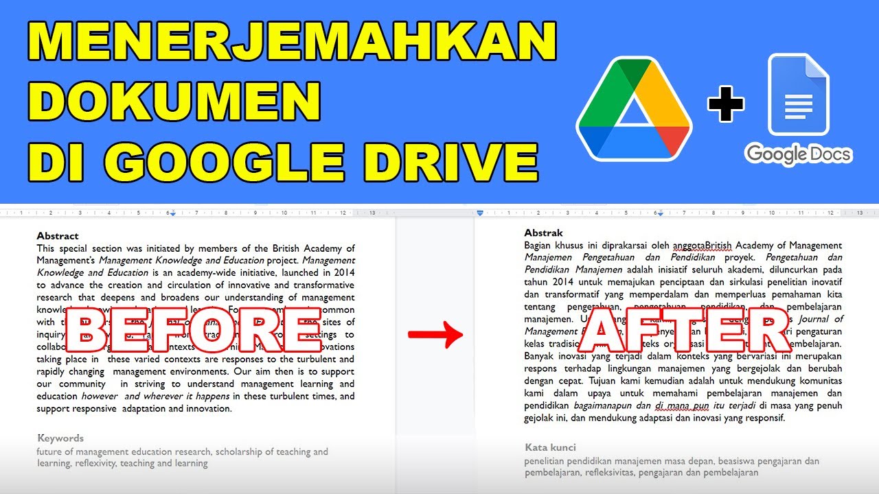 Cara Menerjemahkan Dokumen di Google Drive | Translate di Google Docs ...