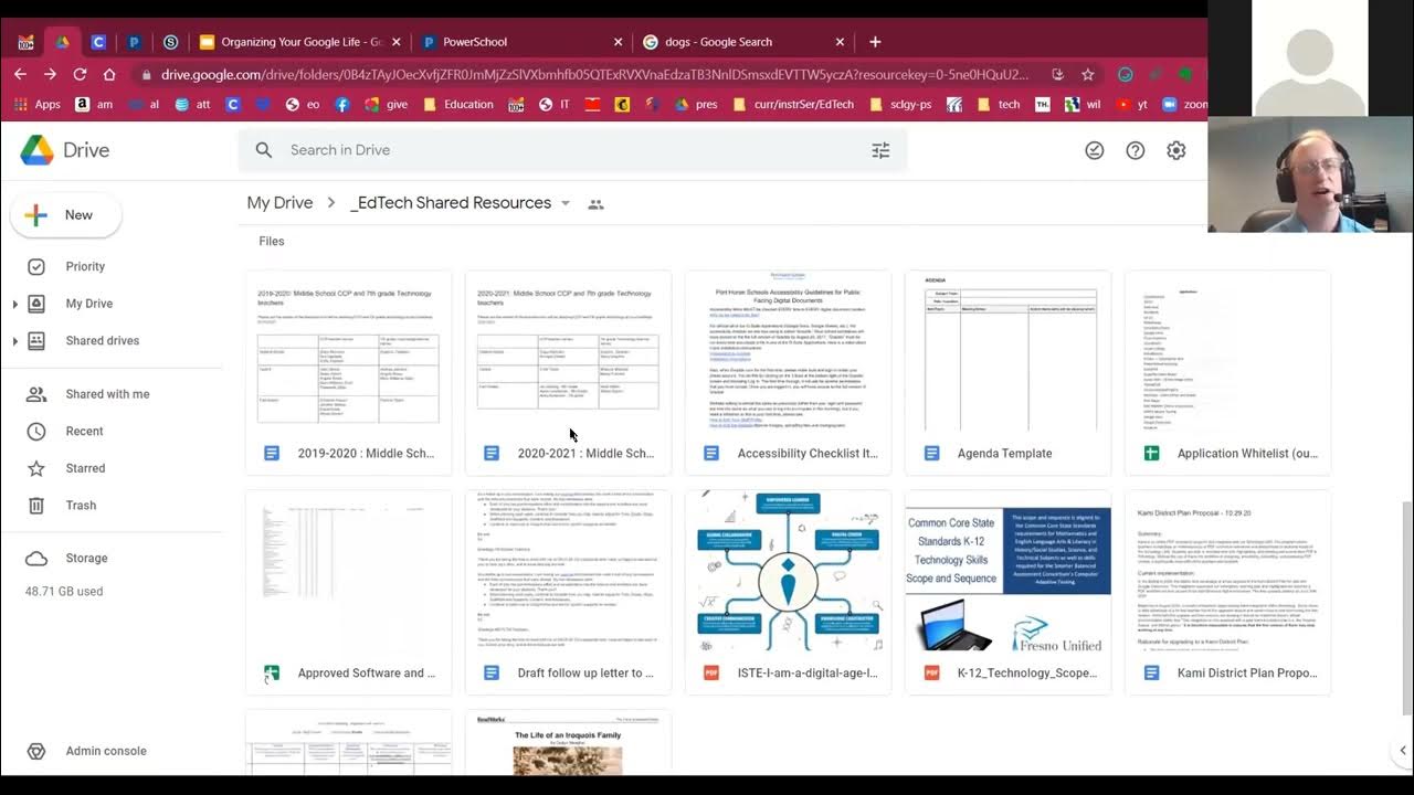 Google Drive Grid View vs. List View - YouTube