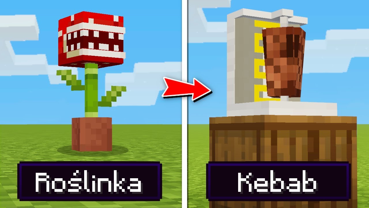 9 NIESAMOWITYCH BUILD HACKÓW w MINECRAFT! *kebab* - YouTube