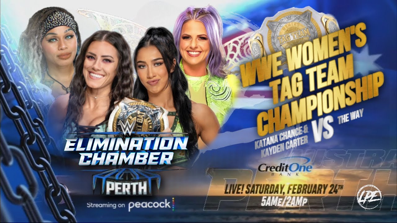 WWE 2K24 ELIMINATION CHAMBER KATANA & KAYDEN VS THE WAY - WWE WOMEN’S ...