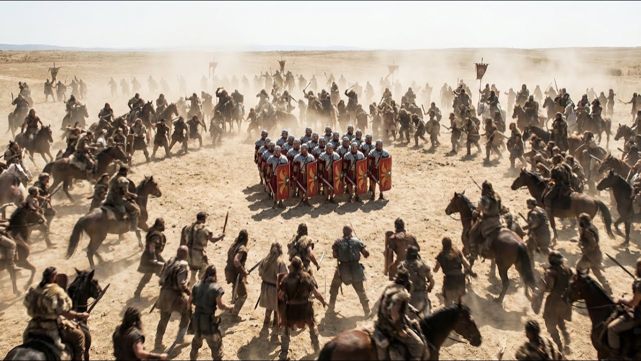 Outnumbered and Pinned! The Roman Army Battle Tactic That Broke the ...