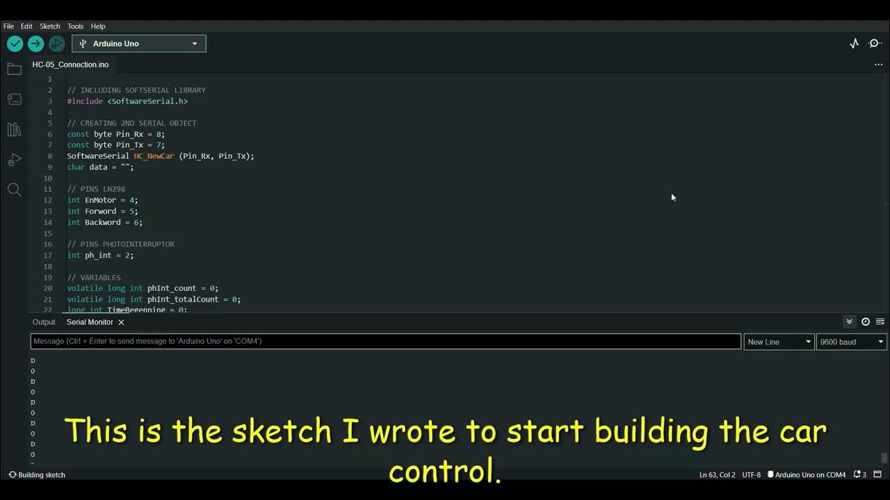 Bluetooth connection successfull on Arduino. Aplication of Software Serial. - YouTube