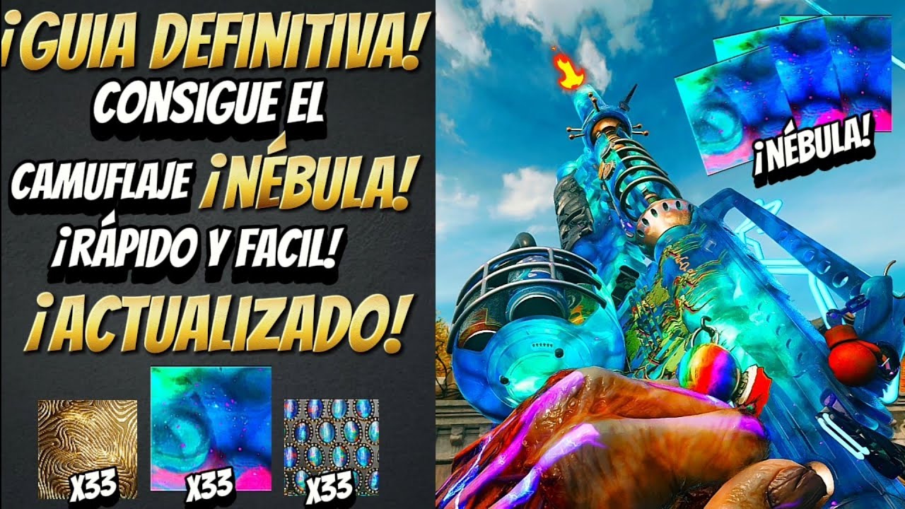 ¡CONSIGUE EL CAMUFLAJE NÉBULA! (ACTUALIZADO)🔥RÁPIDO Y FÁCIL🔥 COD 6 ...