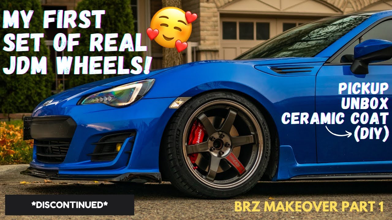 Picking up NEW JDM WHEELS for my BRZ! - YouTube